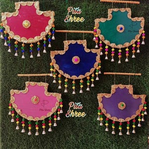 Handmade Kutch Pankhi Fan: Indian Wedding Haldi Decor - Etsy