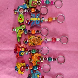 Indian Keychains Elephant Keychains Indian Handicrafts Birthday Return ...