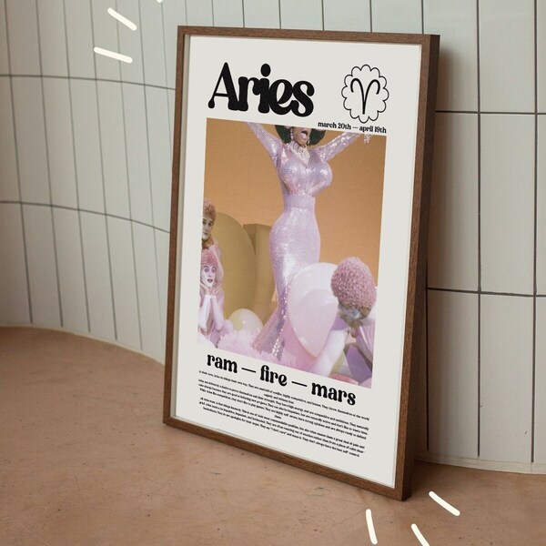 Aries Print - Etsy