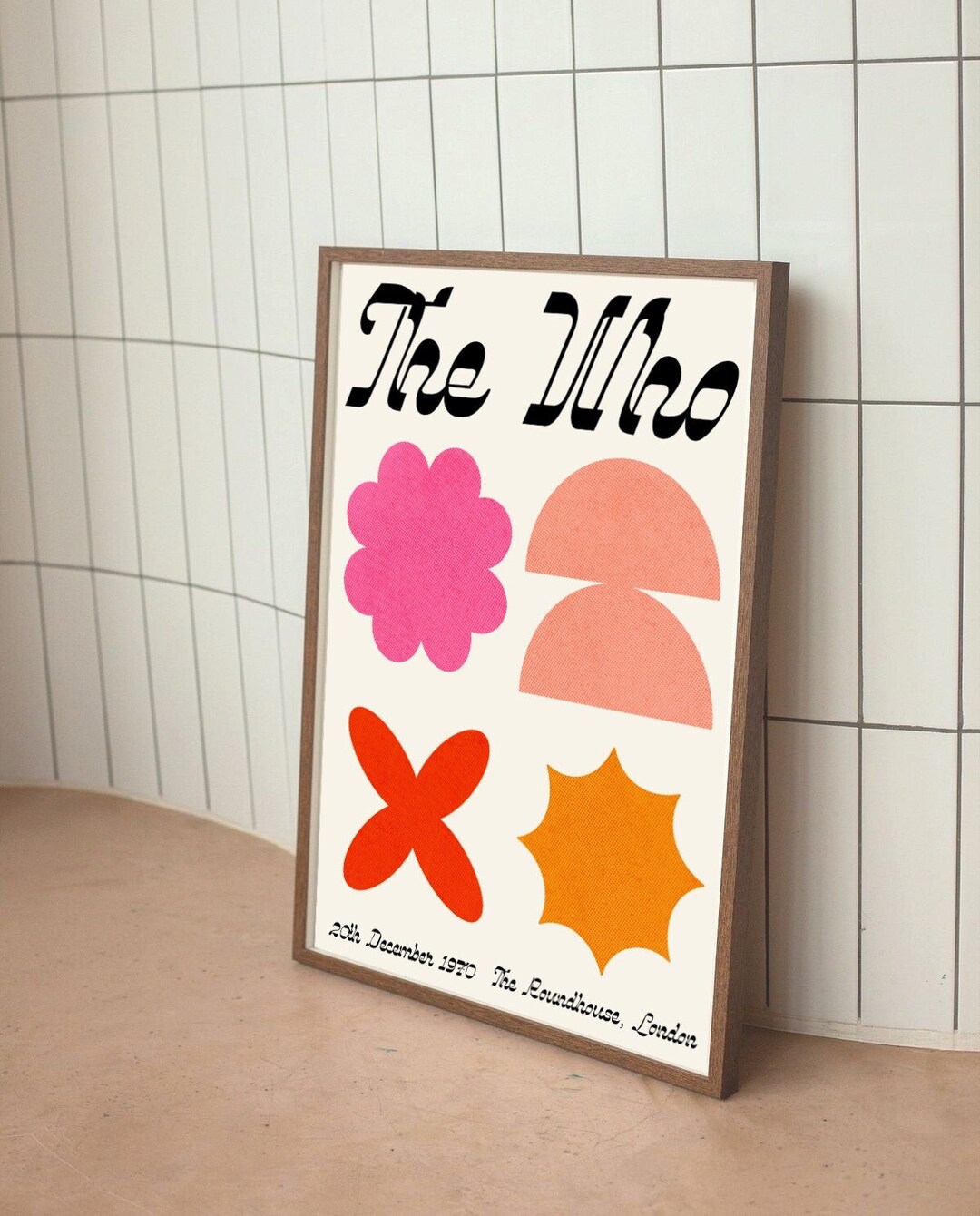 The Who Poster | the Who Print | Retro Print | Retro Poster - Etsy
