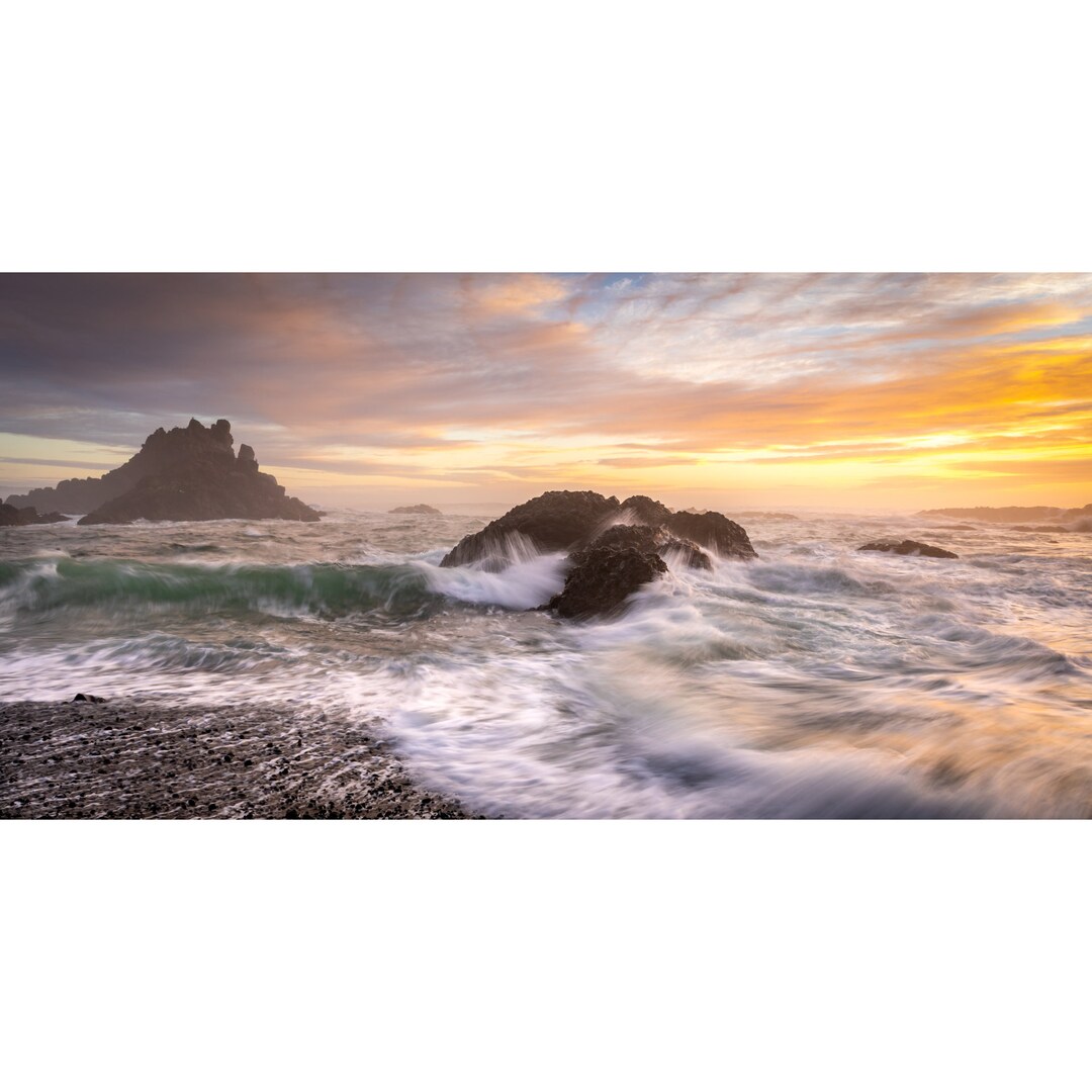 Cobble Beach Lustre Photo, Wall Art Print, Metal Prints, Nature Sunset ...