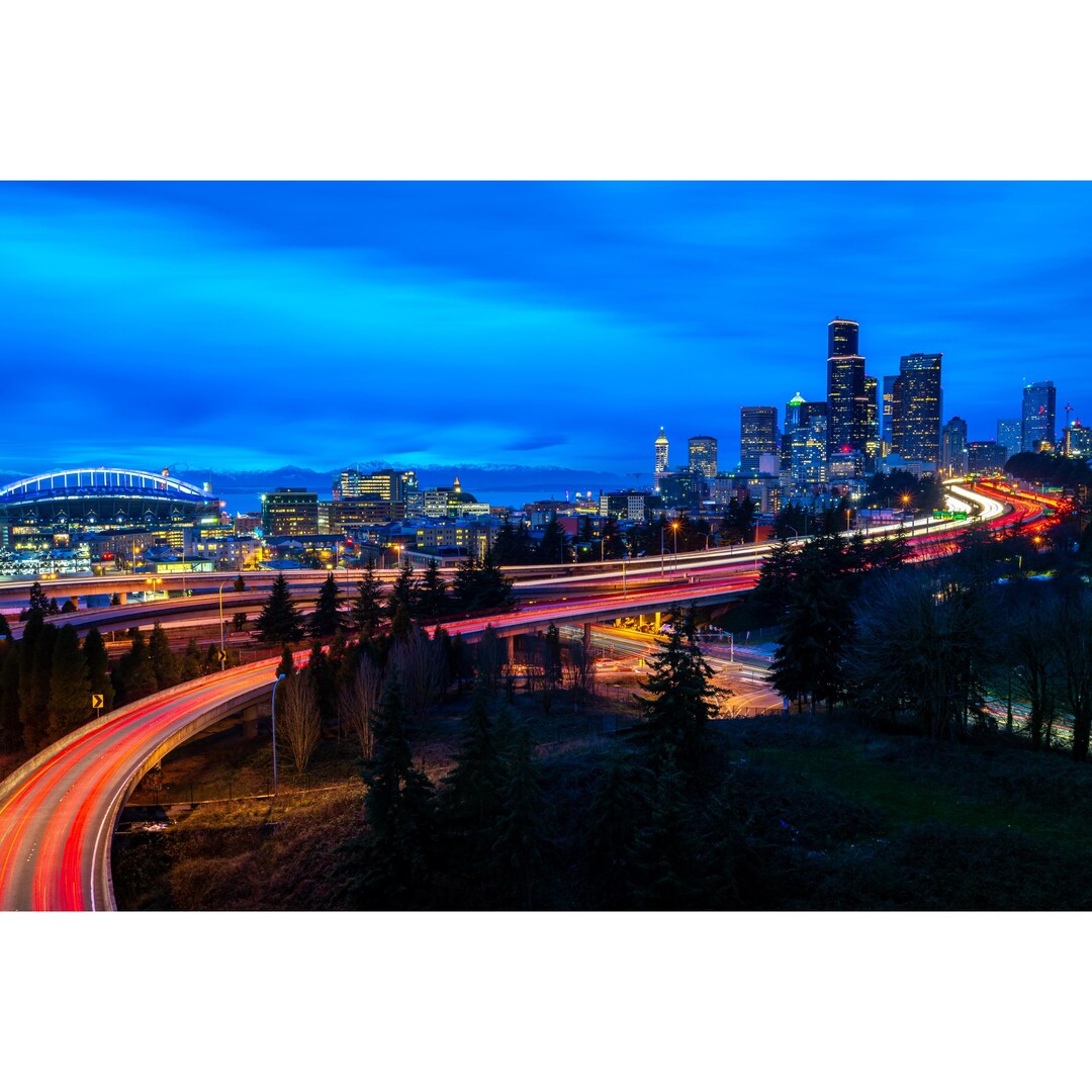 Seattle Washington Wall Lustre Photo Print, Metal Prints, Nature ...