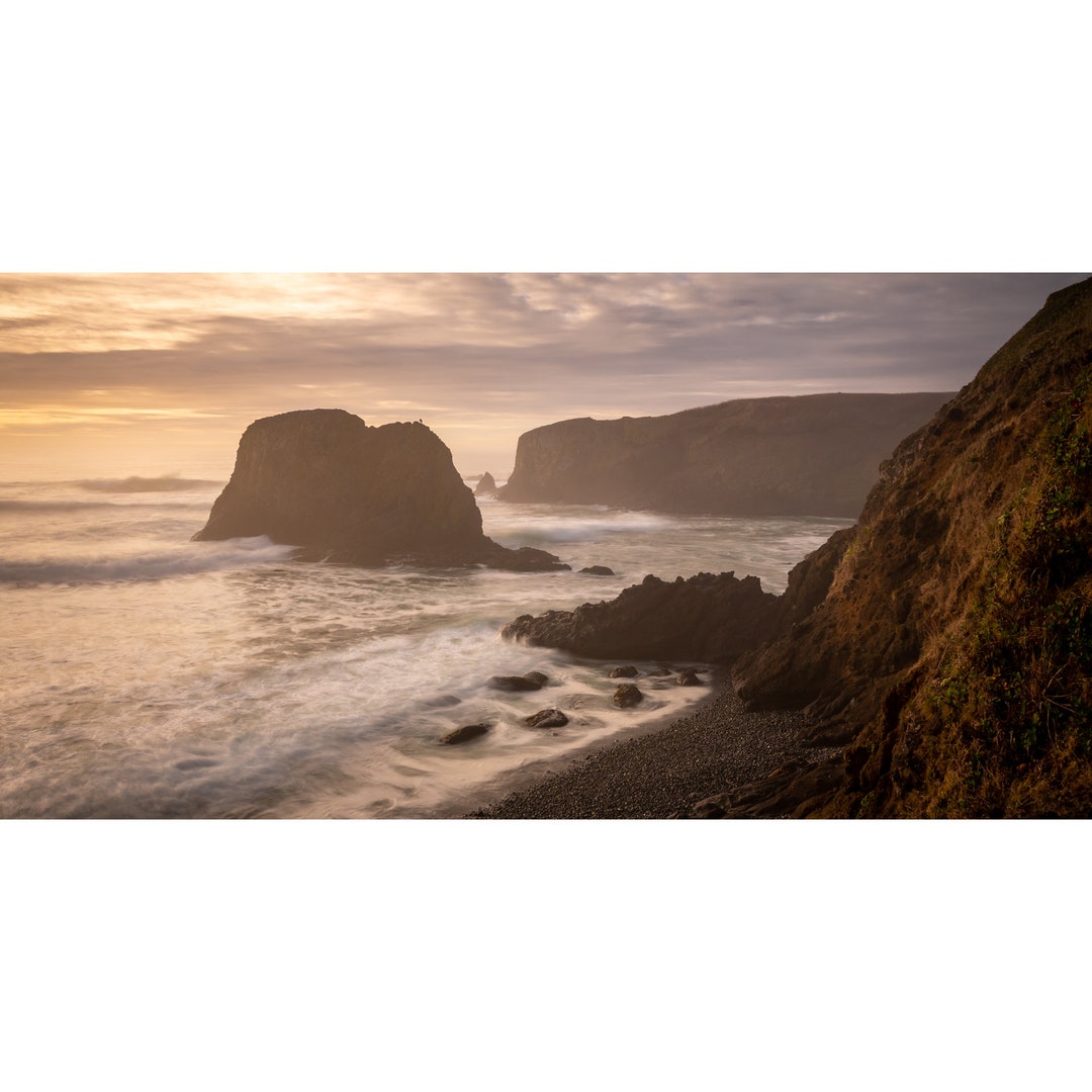 Cobble Beach Lustre Photo, Wall Art Print, Metal Prints, Nature Sunset ...