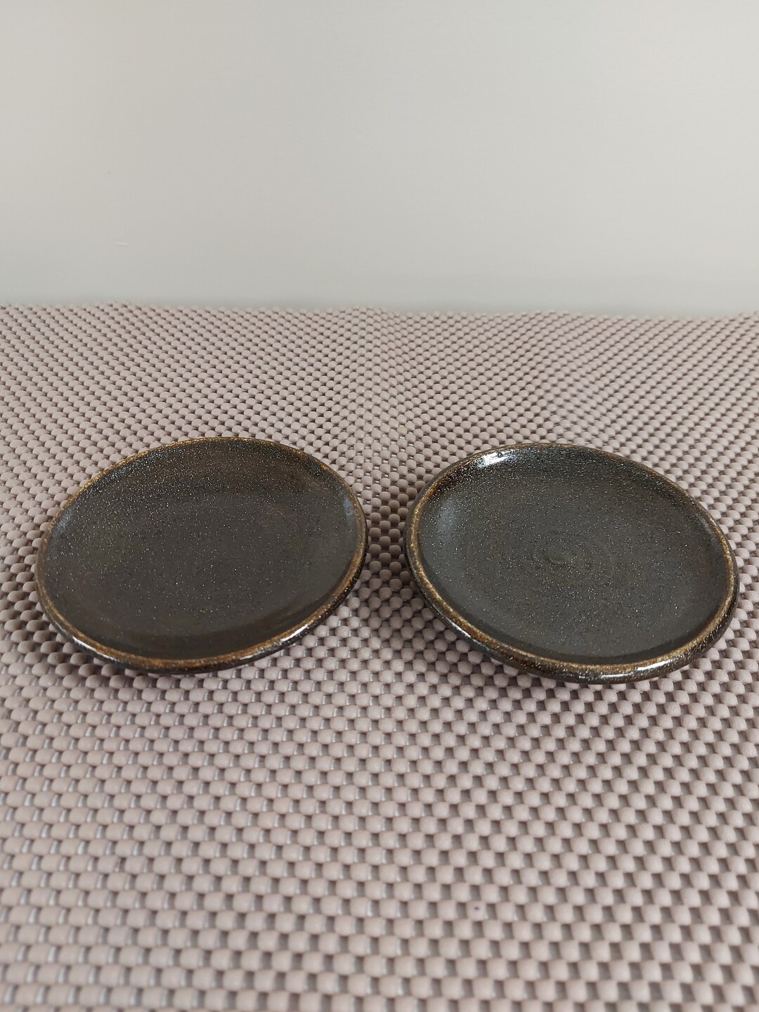Pottery Mini Plates in Cosmic Tea Dust Set of 2 - Etsy