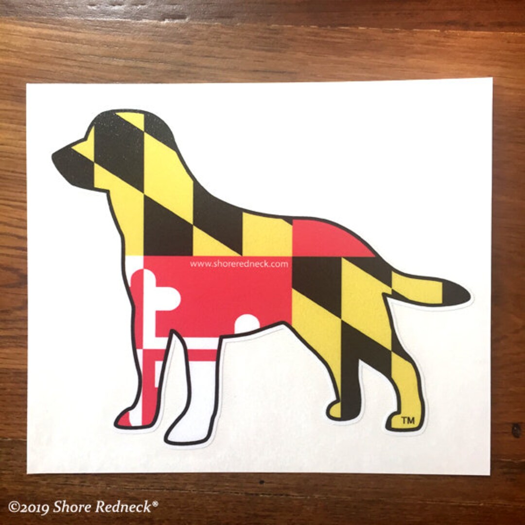 Official Shore Redneck® MD Labrador Decal - Etsy