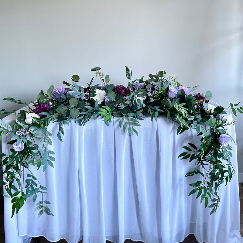 Flower Table Garland - Etsy