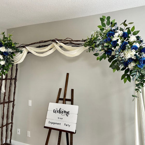 Royal Blue White - Etsy