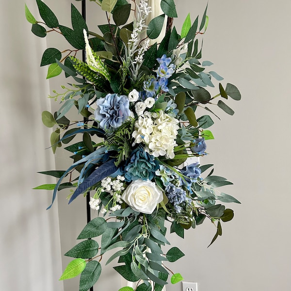Wedding Arch Flowers Blue - Etsy
