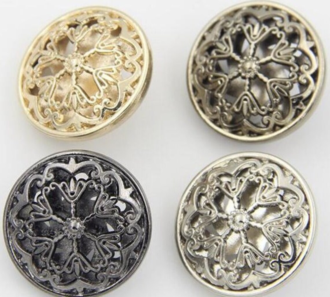 25mm New Scrapbook Botones Sewing Accessoriesshank Bottoni Metal ...