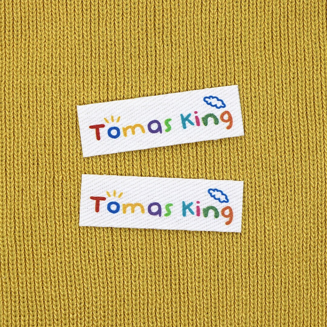 120pieces Custom Ironing Labels, Cartoon Labels, Children's Clothing ...