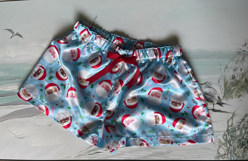 Christmas Family Matching PJ Shorts / Satin Christmas PJ Matching ...