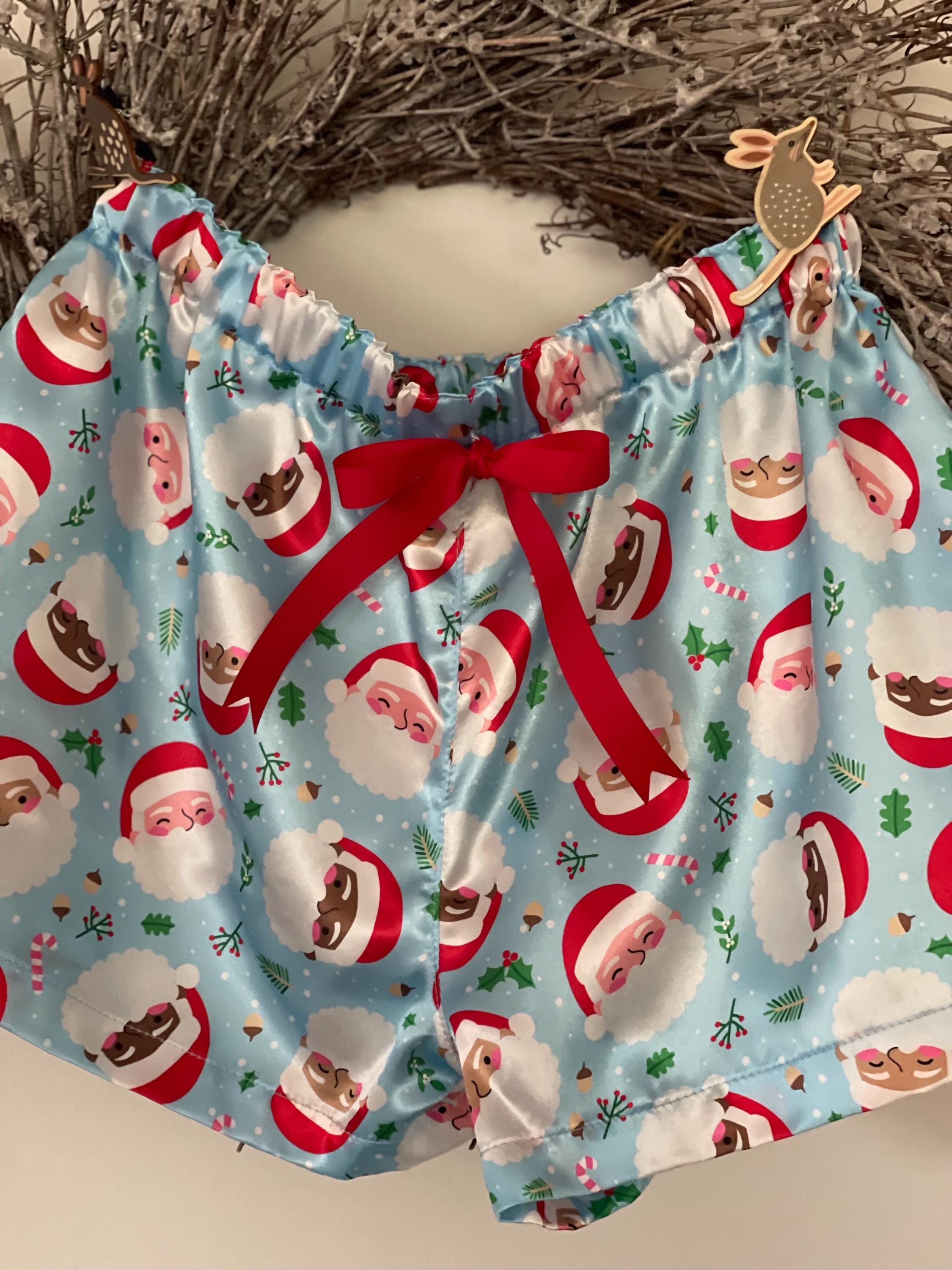 Christmas Family Matching PJ Shorts / Satin Christmas PJ Matching ...