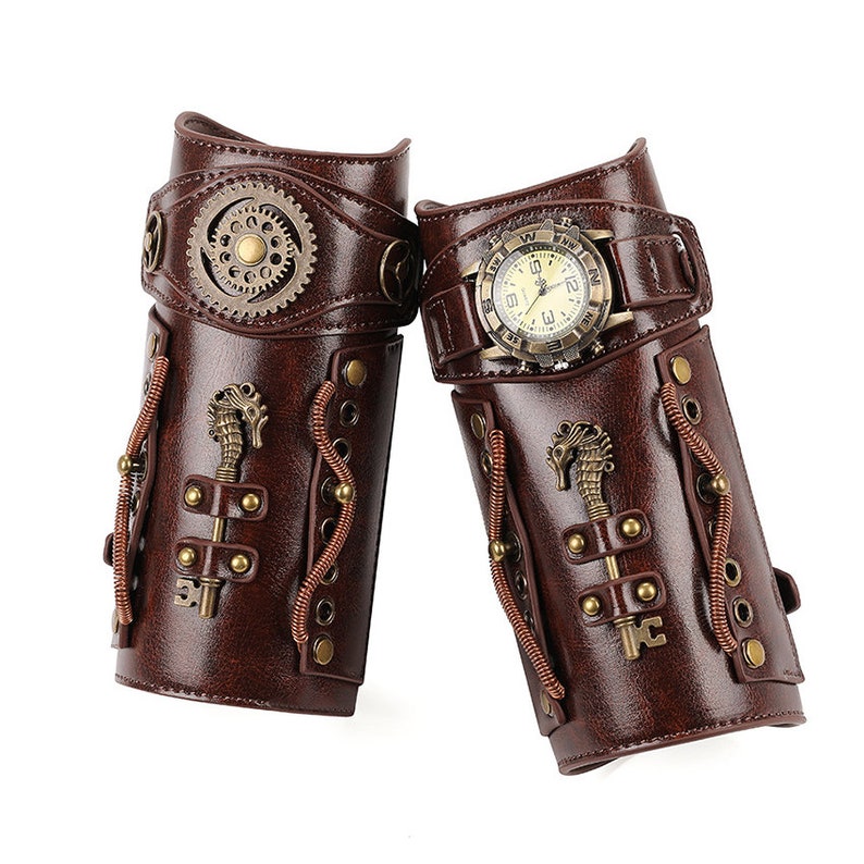 Steampunk Wrist Guard Retro Mechanical Gear Medieval Watch - Etsy