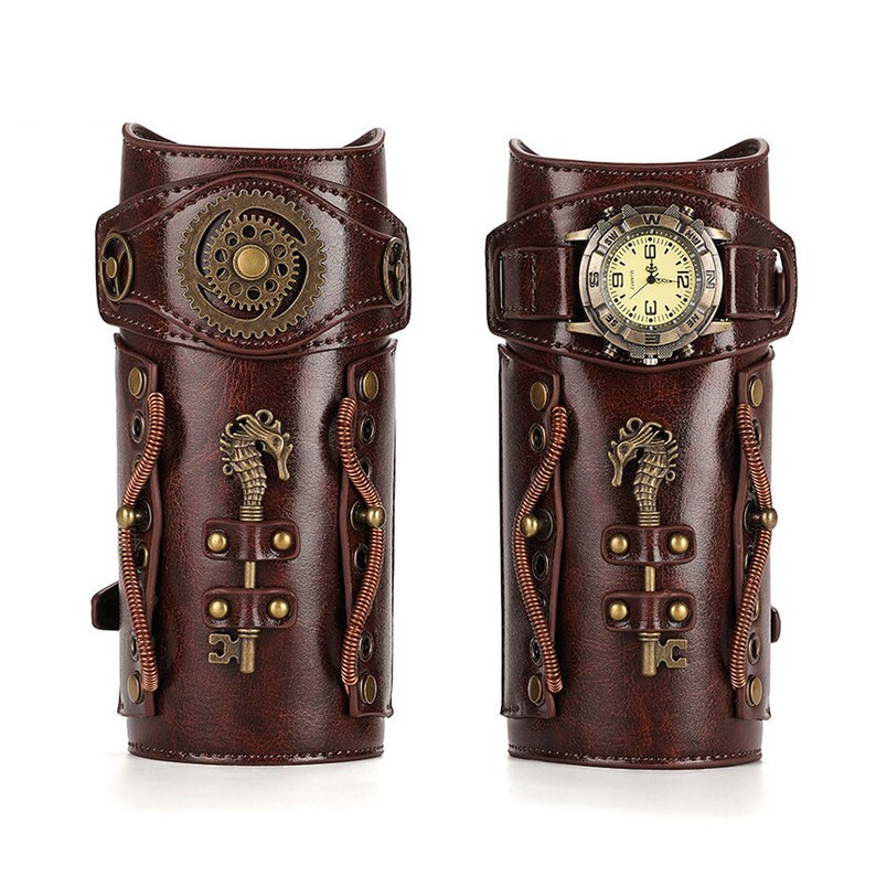 Steampunk Wrist Guard Retro Mechanical Gear Medieval Watch - Etsy