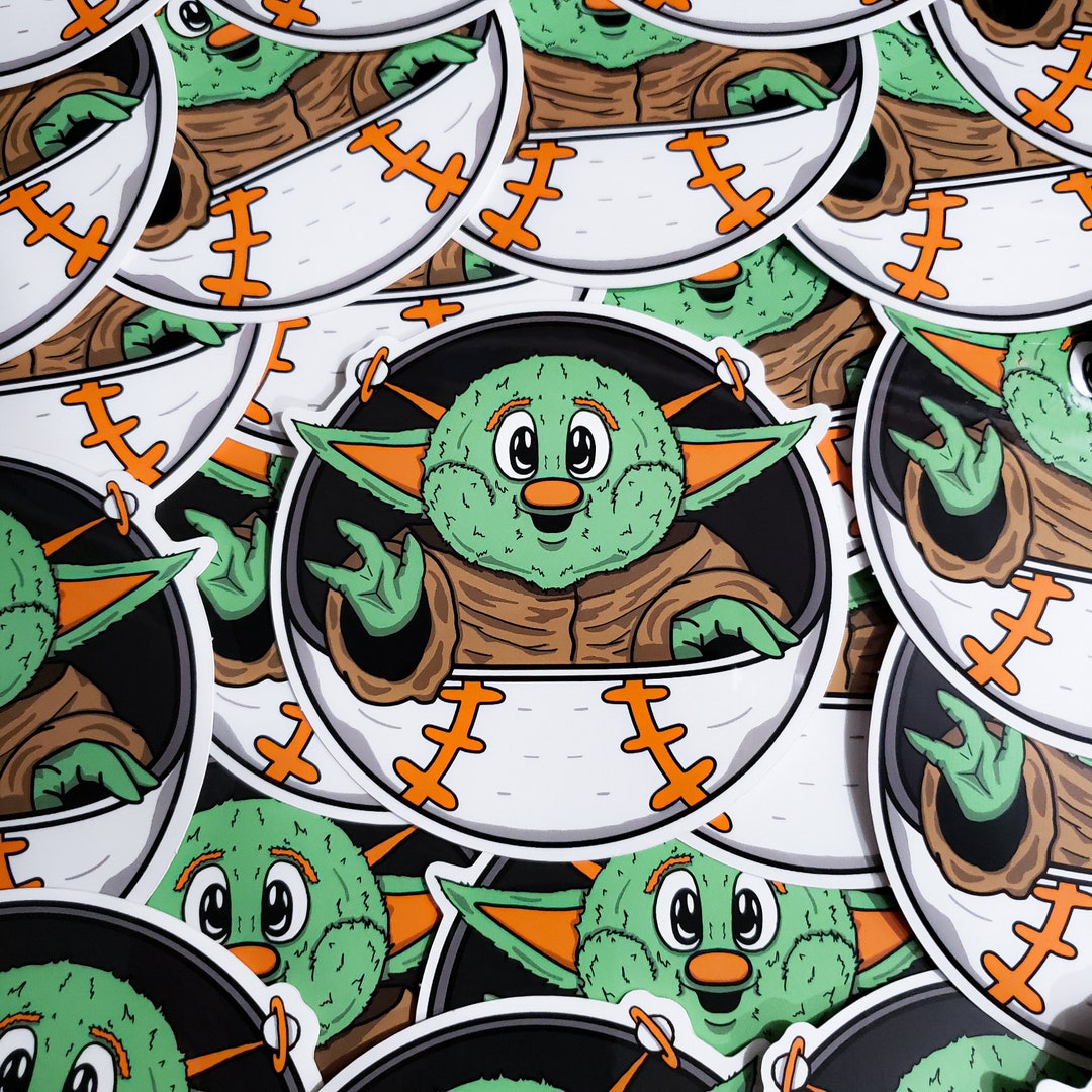 Houston's Child Sticker / Baby Orbit Yoda Orbit Mashup / Houston Texas ...