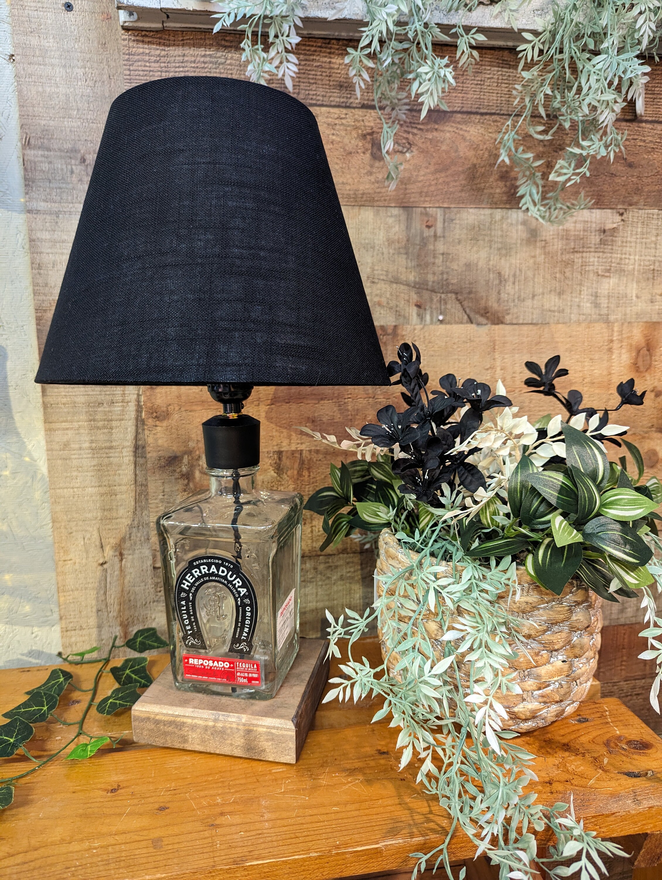 Herradura Tequila Lamp - Liquor Bottle Lamp - Recycled - Etsy
