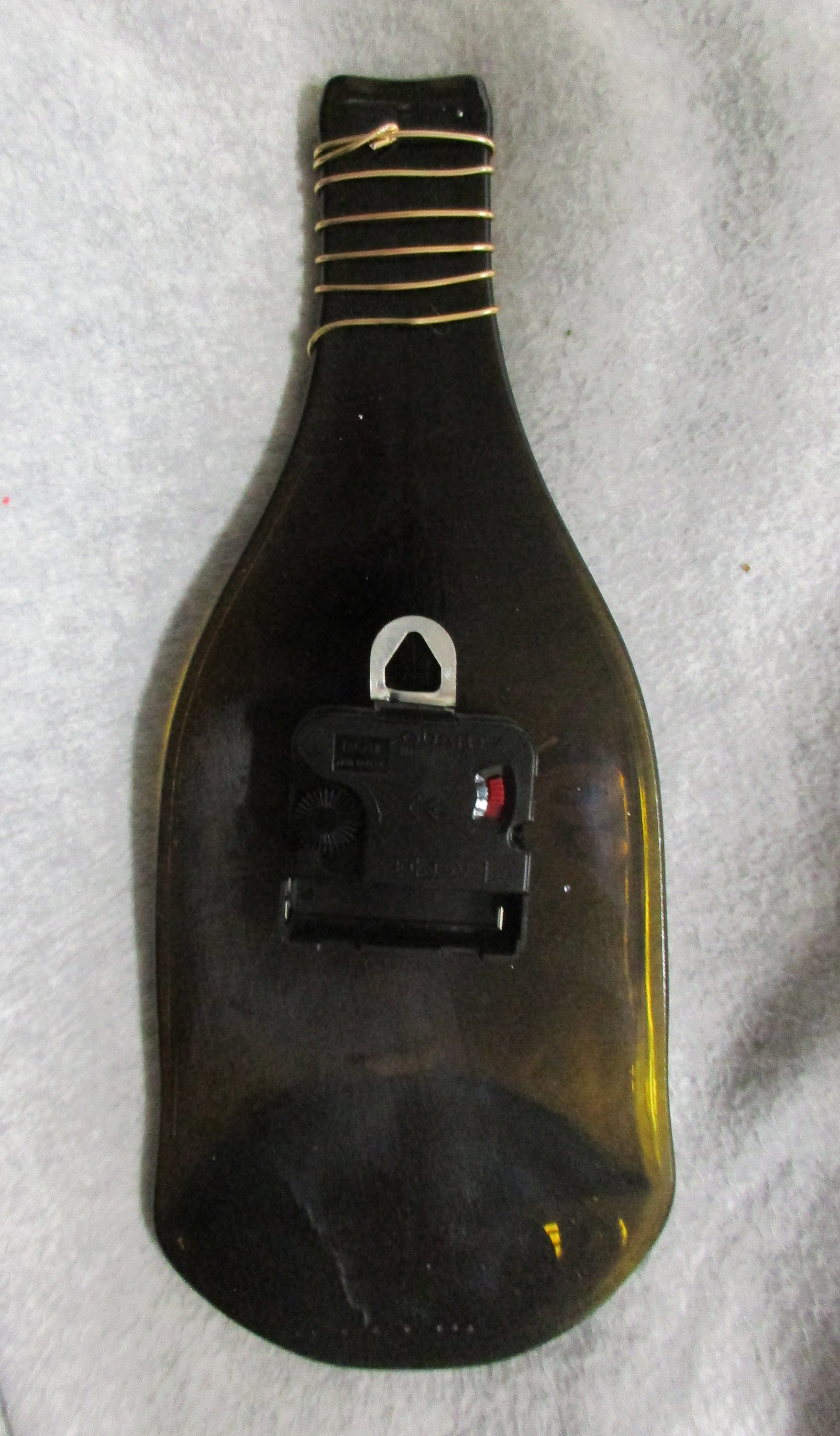Brown Wine Bottle Clock / Wine Oclock / Wine Bottle Art / Wine Bottle ...