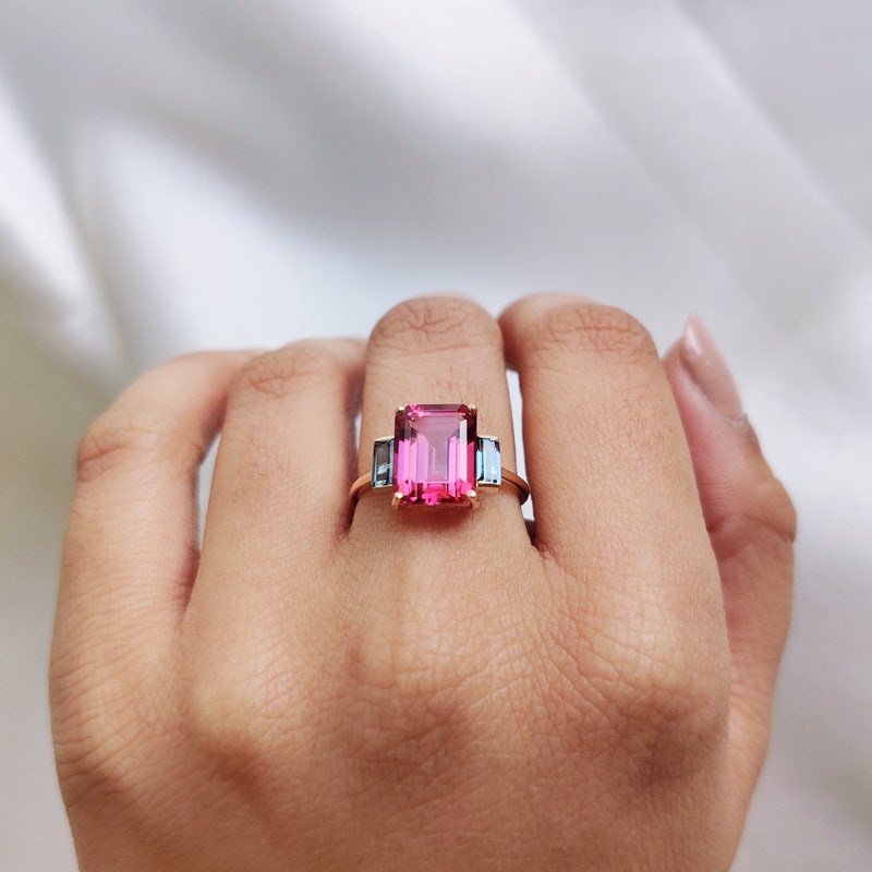 Pink Gold Rings - Etsy