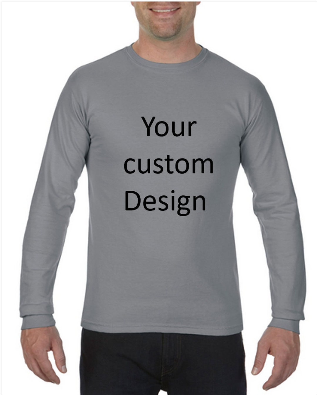 Custom Long Sleeve Shirt, Direct to Garment, Custom Shirt for Men ...