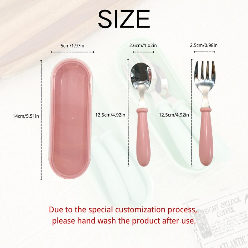 Personalized Toddler Utensils/ Custom Name Baby Cutlery Set/ Fork and ...