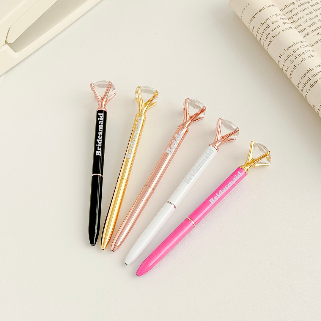Diamond Pen for Bridal Shower Favor ,wedding Guest Book Pen ...