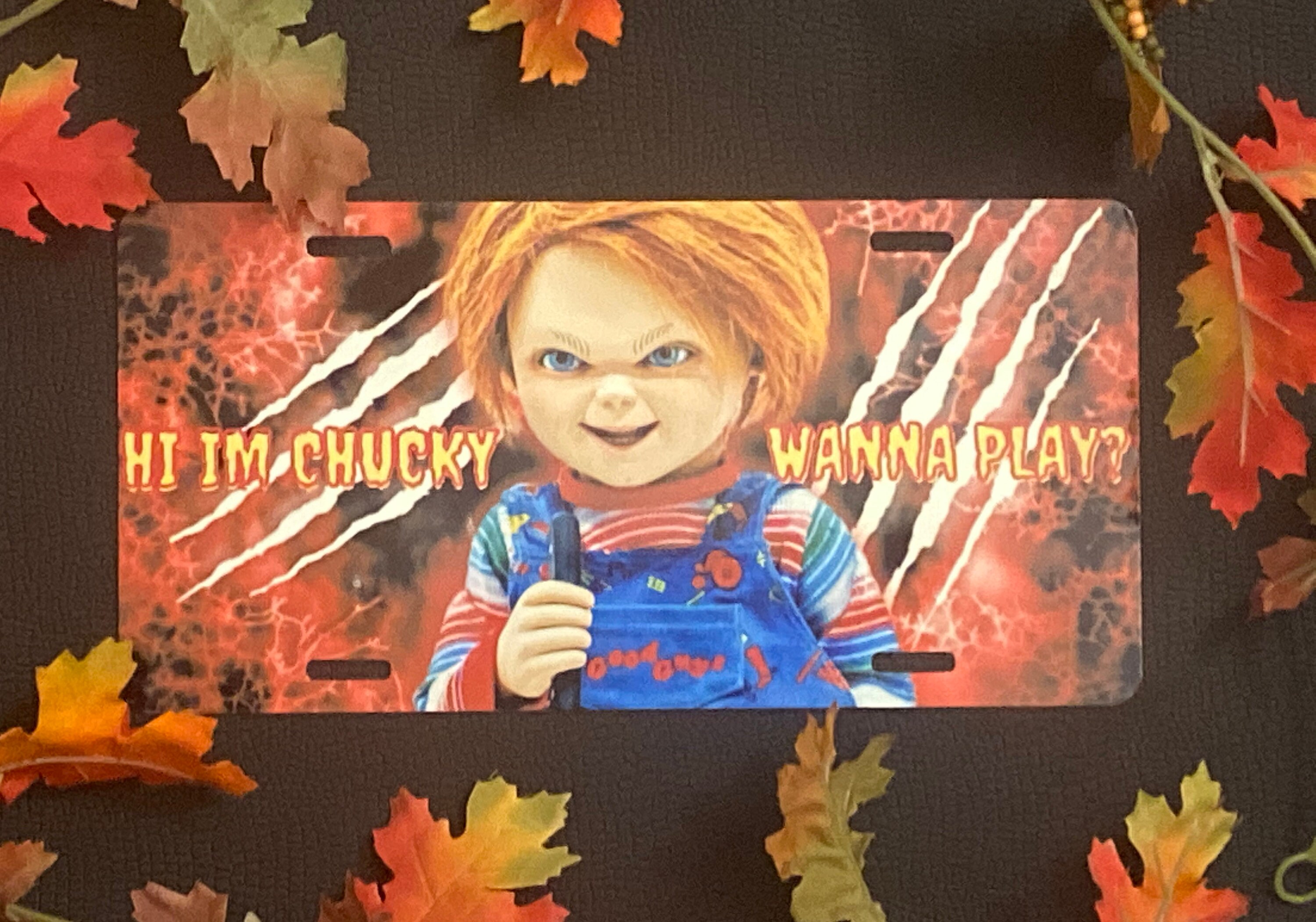 Hi Im Chucky Plate | Etsy