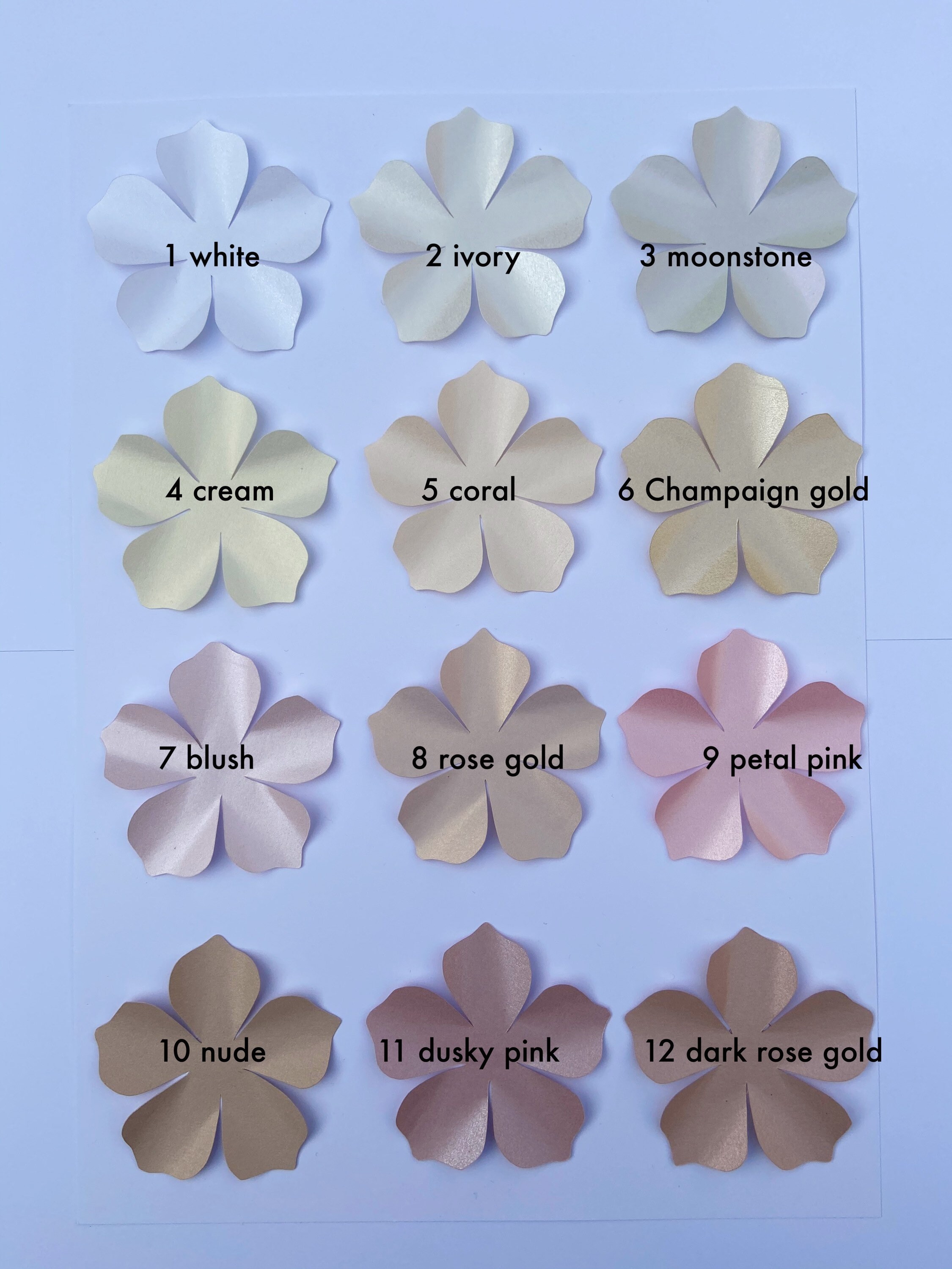 3 Paper Flowers With Leaves Nursery Flowers Over the Crib - Etsy