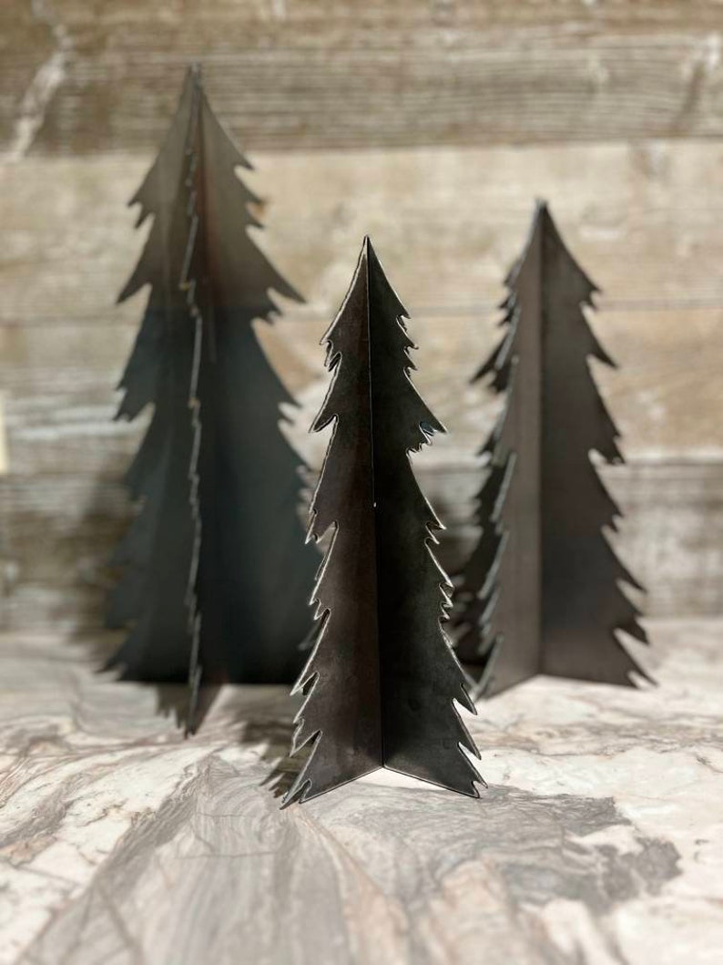 Metal Tree Christmas Free Standing Pine Custom Made in - Etsy
