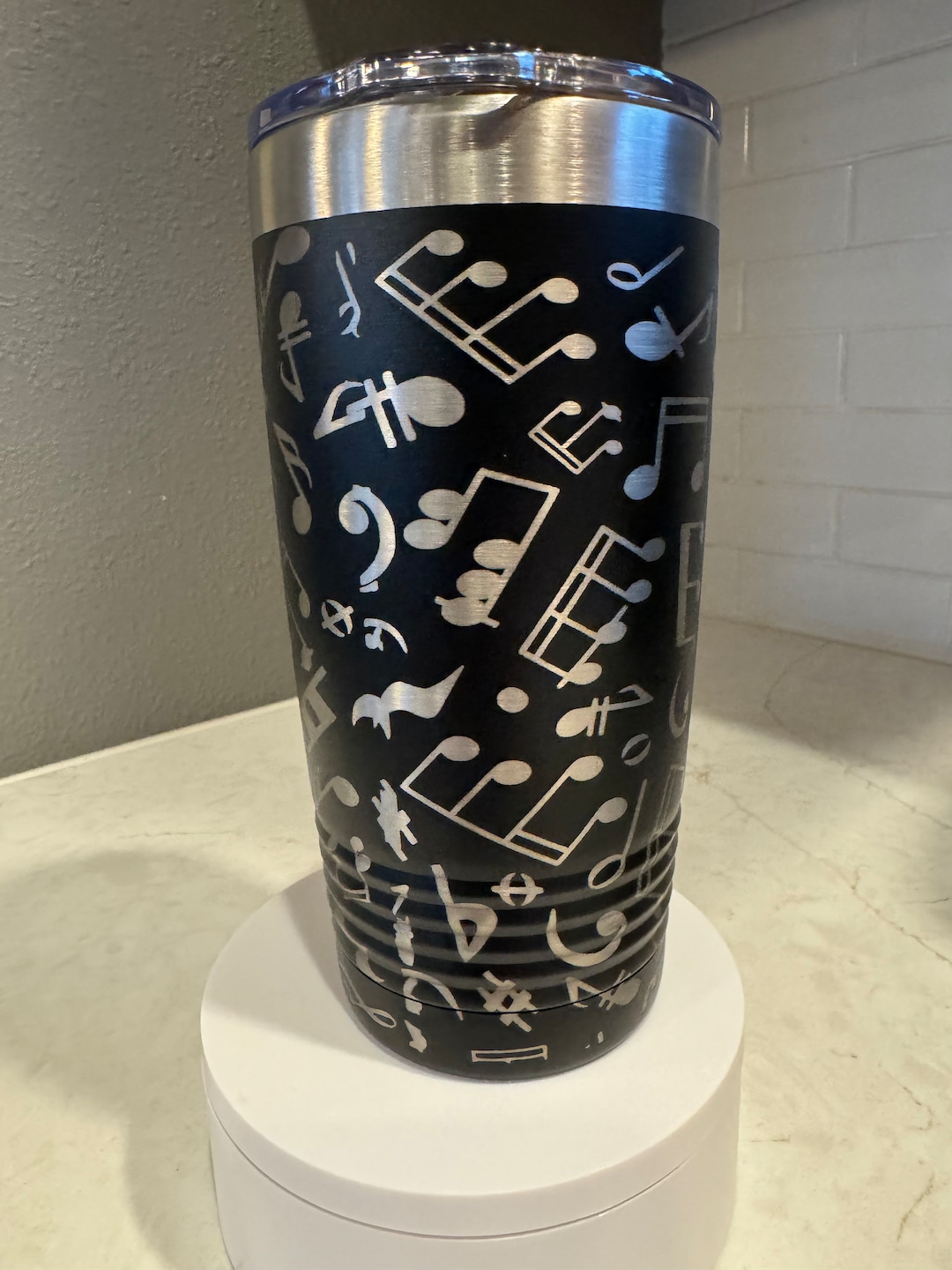 Music Notes Stainless Steel Tumbler 20 - 30 - or 40oz - Etsy