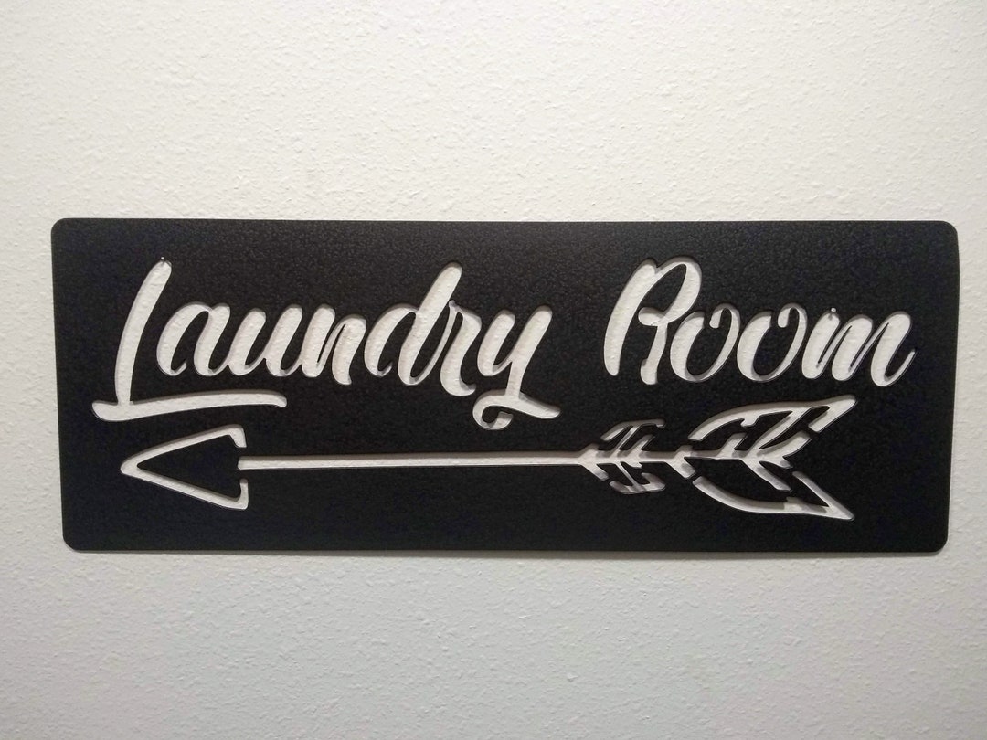 Laundry Room Sign | Metal | Made in USA | Free Shipping - Etsy