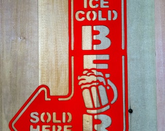 Free Beer Sign - Etsy