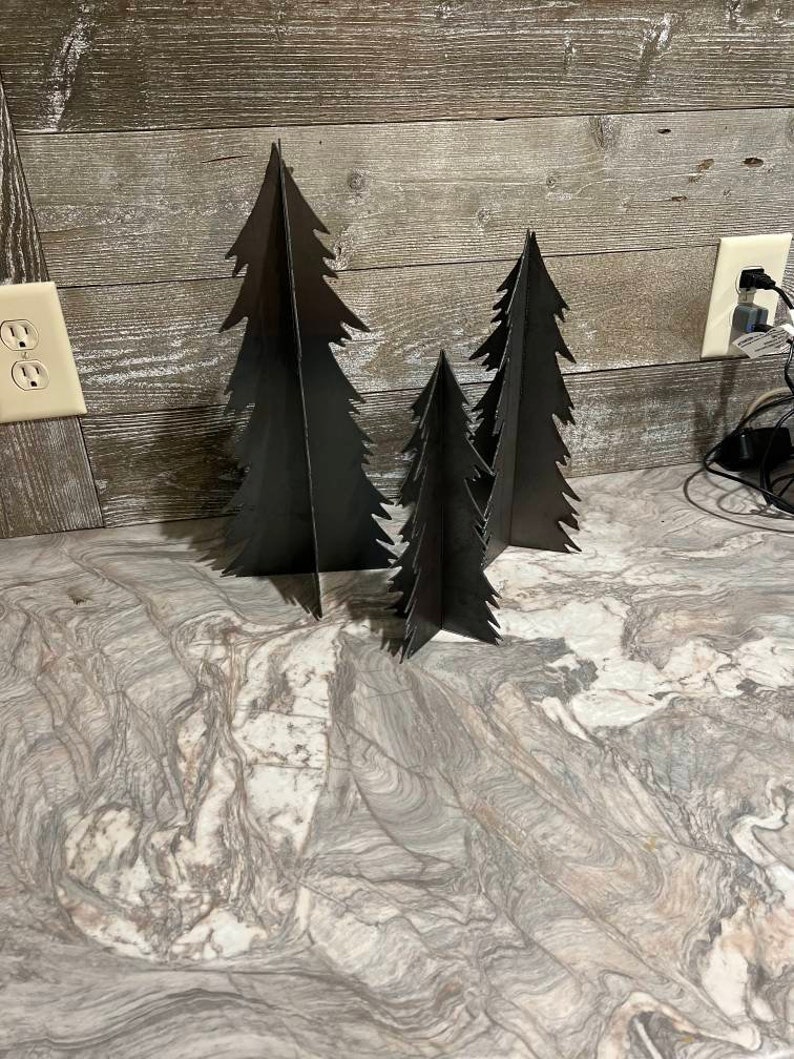 Metal Tree Christmas Free Standing Pine Custom Made in - Etsy