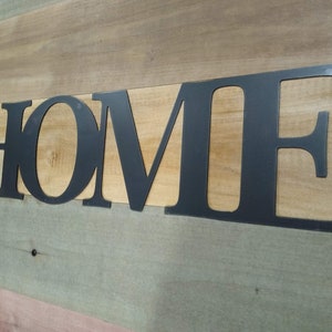 Home Word Sign Metal Custom Made in USA Free Shipping - Etsy
