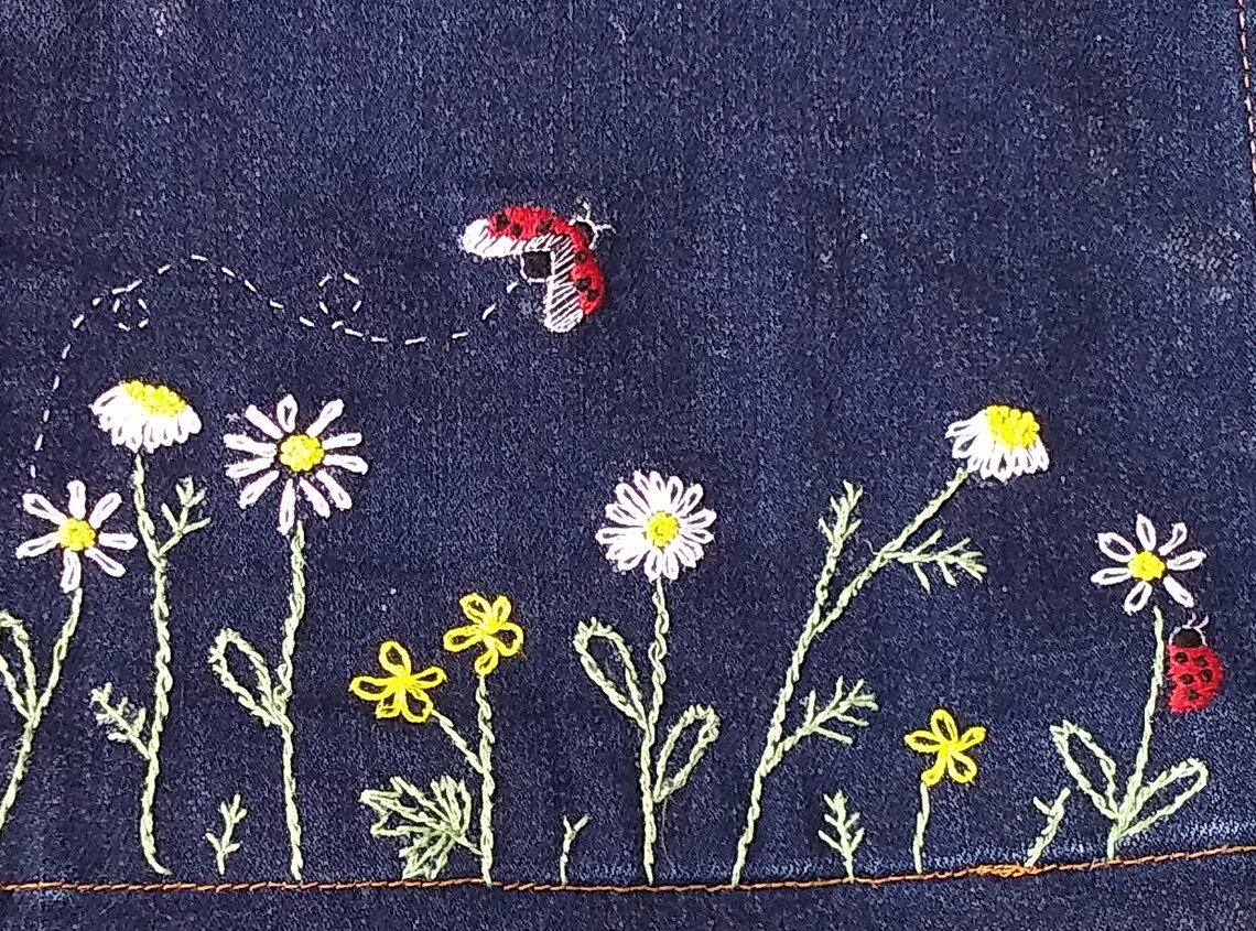 PDF Ladybird Embroidery Pattern and Instructions - Etsy