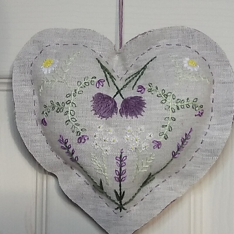 Lavender Heart - Etsy