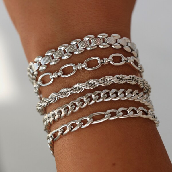 Chain Ring Bracelet - Etsy