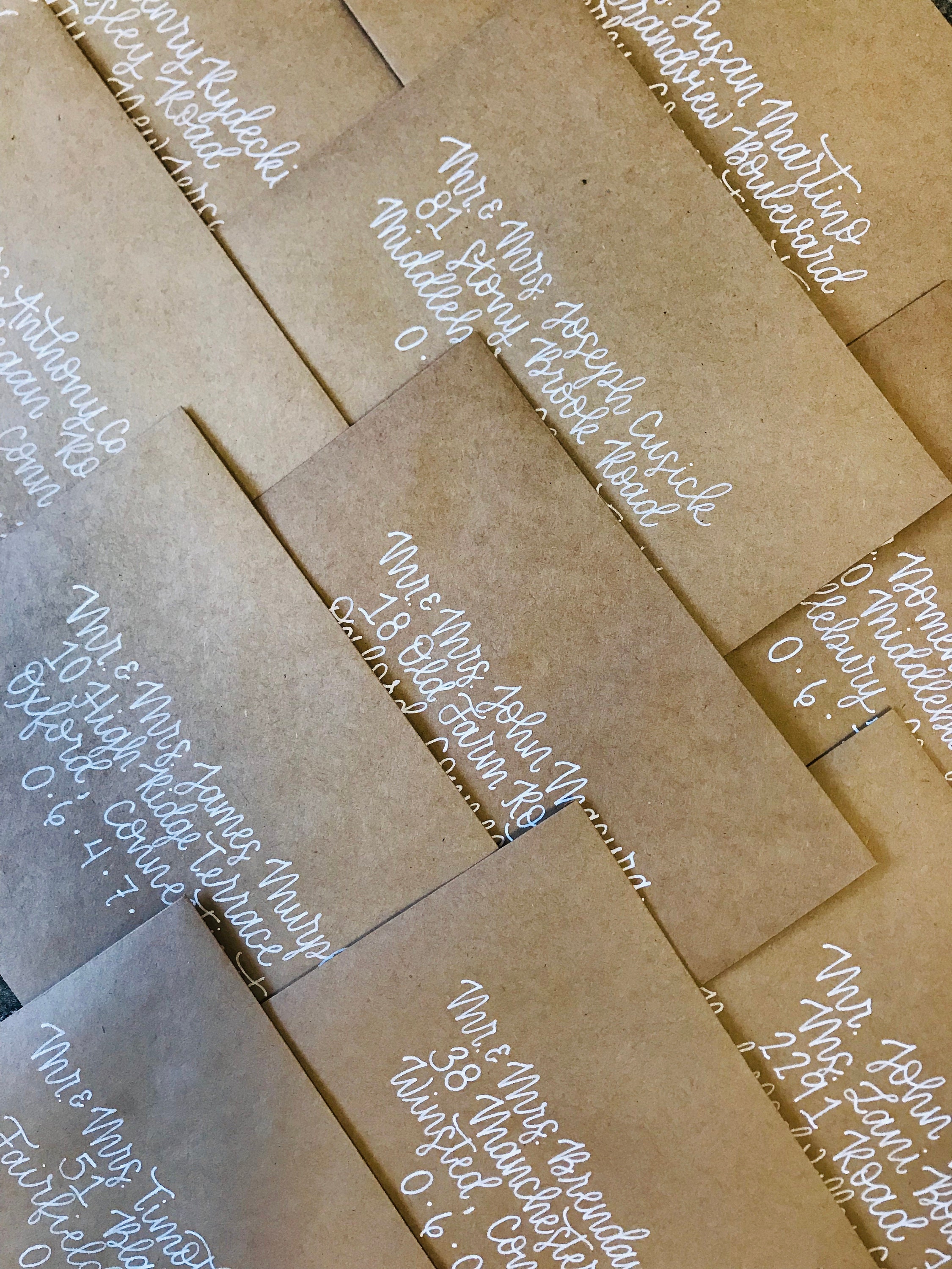 Hand Addressed Envelopes | Etsy