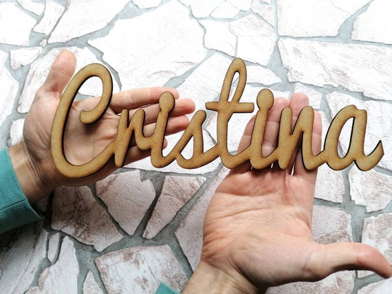 Custom Name in Wood for Doors Names in Wood to Hang Words - Etsy