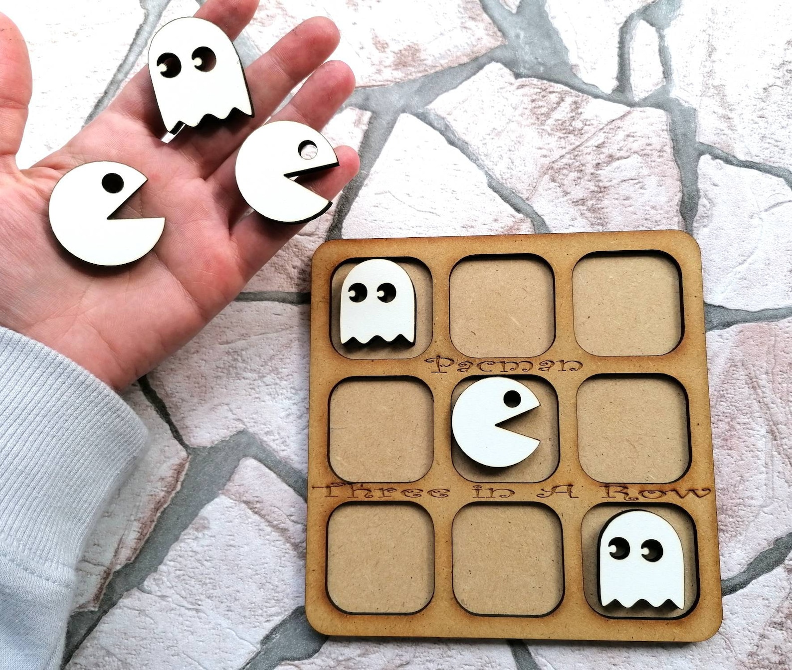 Juego de 3 en raya personalizado, juego tres en raya temático, juego de ...