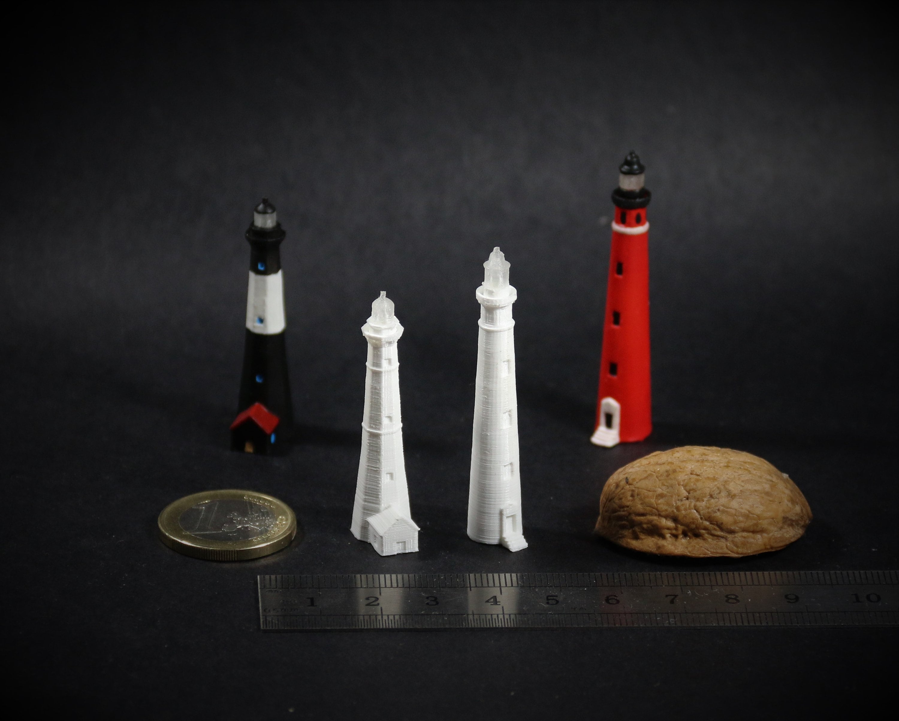 Miniature Lighthouse Models Unpainted to Scale Multiple - Etsy