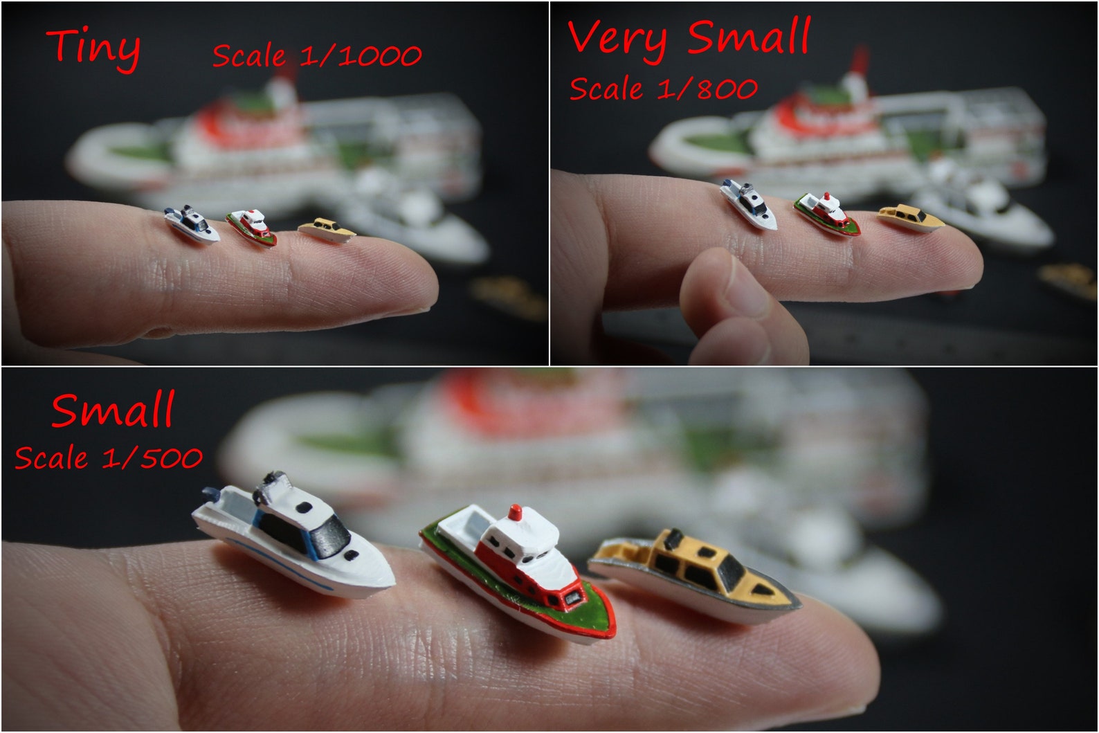 Miniature Ship Models Handpainted Yacht Cruiser Search and Rescue SAR ...