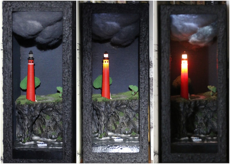 Miniature Lighthouse Models Unpainted to Scale Multiple - Etsy