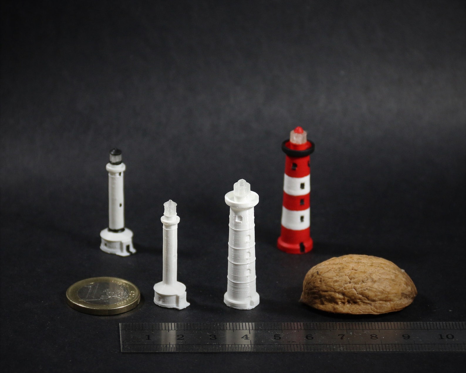 Miniature Lighthouse Models Unpainted to Scale Multiple Sizes - Etsy