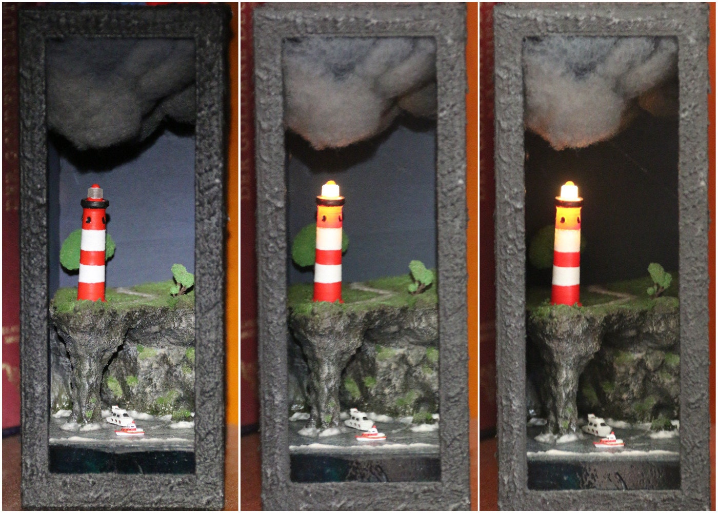 Miniature Lighthouse Models Unpainted to Scale Multiple - Etsy