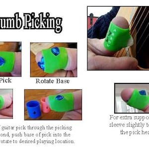 Gripless -no Grip Guitar Pick System- Helps: No Dropping, Arthritic ...