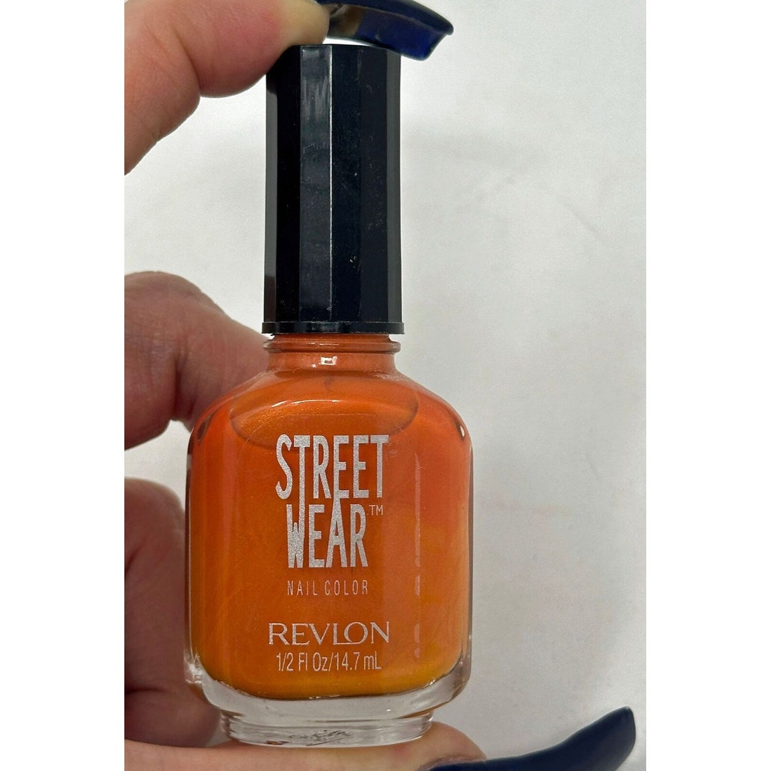Revlon STREET WEAR Nail Polish SHOCKING 31 Orange, Vintage ...