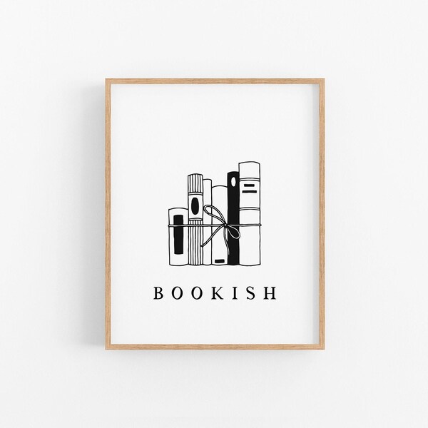 Bookish Wall Art - Etsy