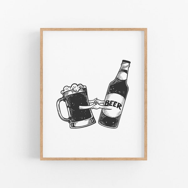 Beer Print - Etsy