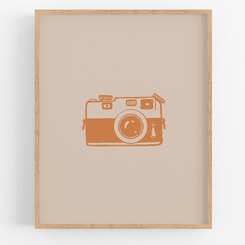Retro Camera Print Gift for Photographer Gift for Blogger - Etsy