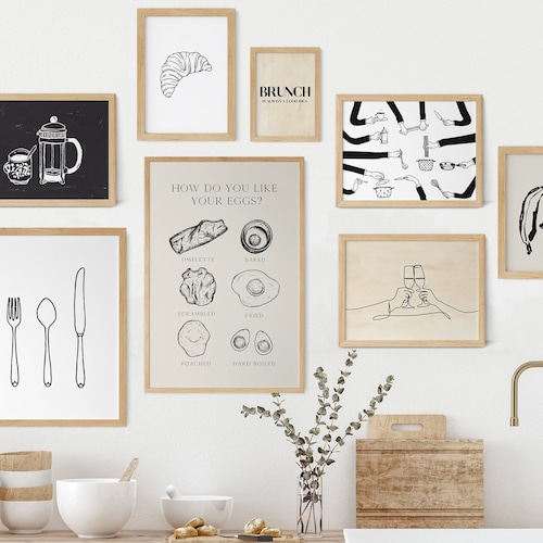 Kitchen Prints Set of 3 Kitchen Decor Kitchen Wall Decor - Etsy